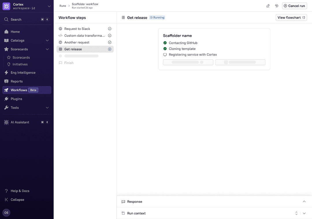 Developer self-service made easy with Cortex Workflows | Cortex